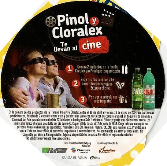 Concurso Pinol Y Cloralex Participa Por Un Boleto 2x1 Para Ir Al Cine Ganapromo