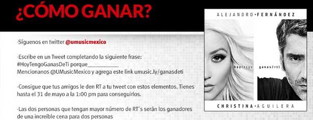 Concurso Universal Music Hoytengoganasdeti Gana Una Cena De Lujo Ganapromo