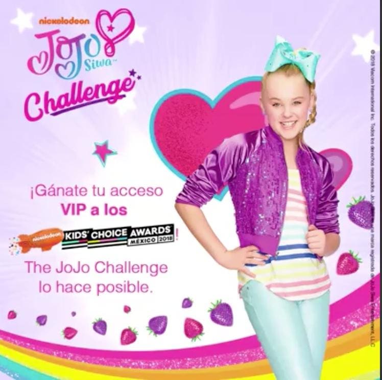 The Jojo Siwa Challenge de Nickelodeon: Gana accesos VIP a los Kid's ...