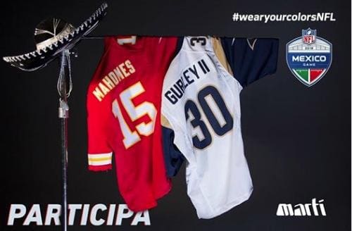 Gana Boletos Para El Partido De La Nfl En México Cortesía De Martí Ganapromo