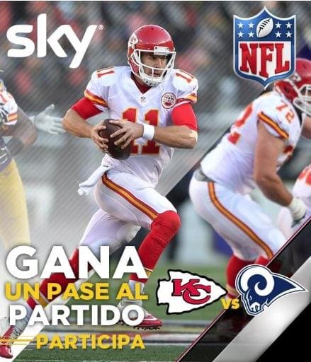 Gana 1 De 5 Pases Dobles Para El Partido De La Nfl En México Cortesía De Sky Ganapromo