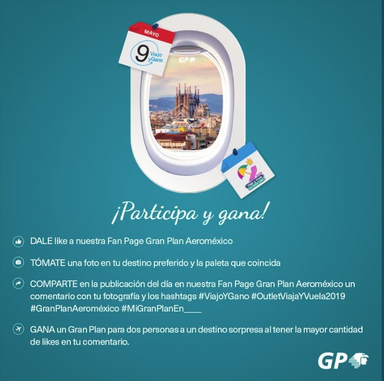 Concurso Gran Plan Aeroméxico Outlet Viaja Y Vuela 2019 Gana Viaje A Un Destino Sorpresa