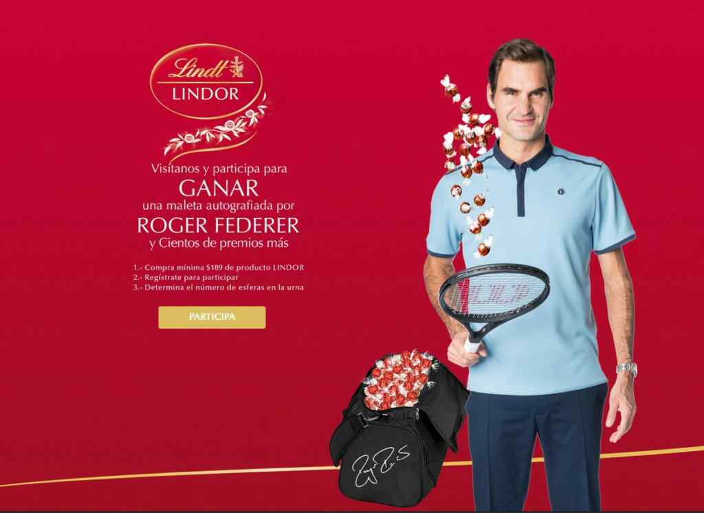 Concurso Lindt Lindor: Gana una maleta autografiada por Roger Federer ...