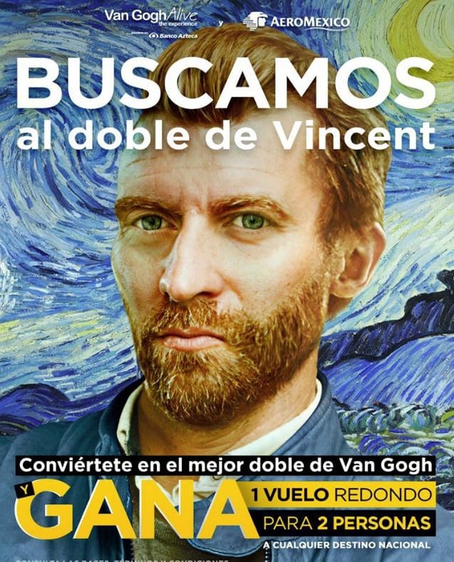 Concurso Van Gogh Alive Y Aeroméxico Gana Vuelo Doble A Cualquier Destino Nacional Ganapromo