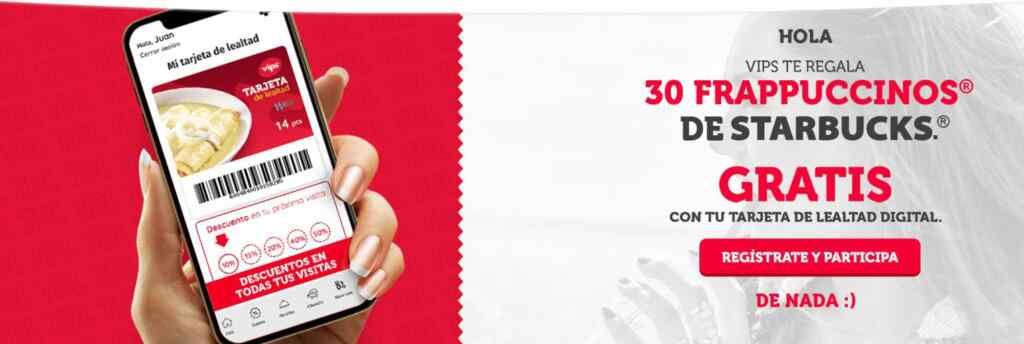 Promoción Vips: Gana 1 de 60 premios de 30 cappuccinos de Starbucks ...