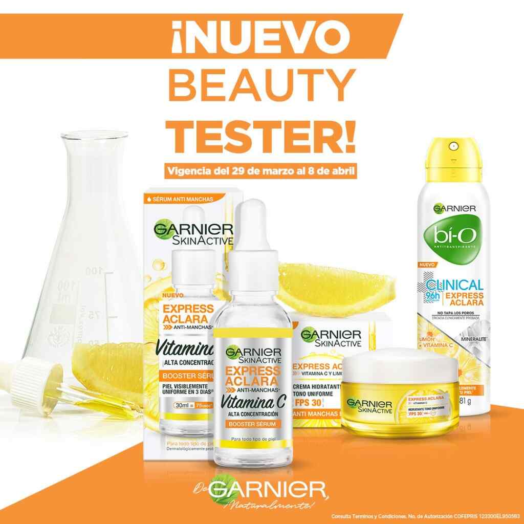 Garnier Loréal regala kits de Garnier Skin Active Express en redes ...