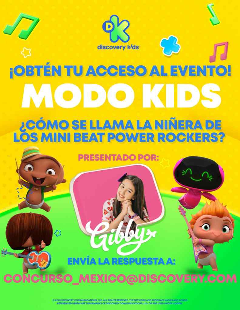 Gana 1 de 90 accesos al evento Modo Kids cortesía de Discovery Kids ...