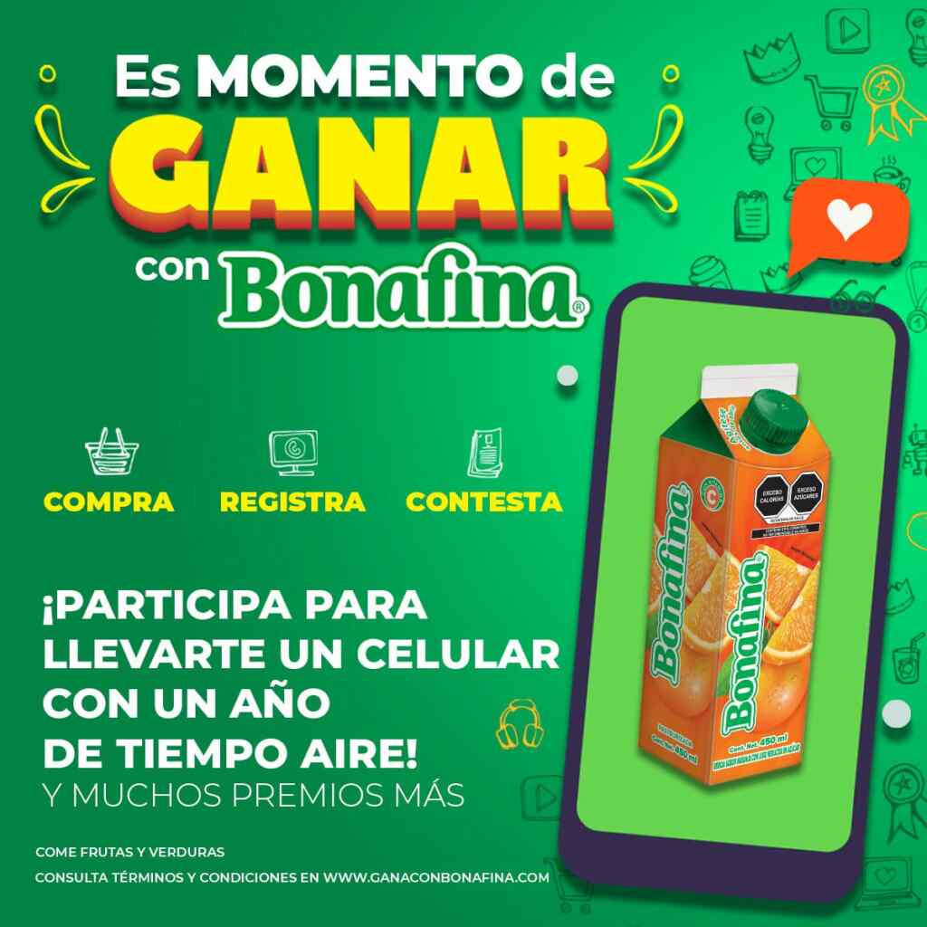 Promoción Gana con Bonafina: Gana smartphone, códigos Netflix y más en ...