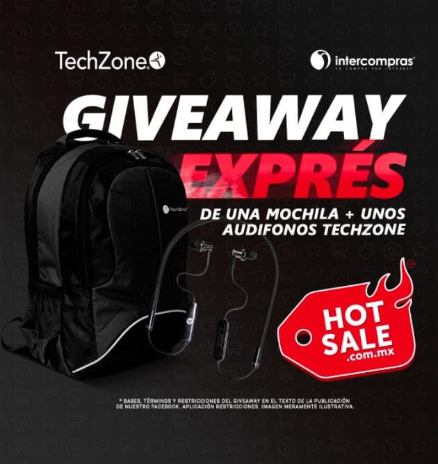 Intercompras Y Techzone Regalan Una Backpack Y Audífonos En Su Giveaway