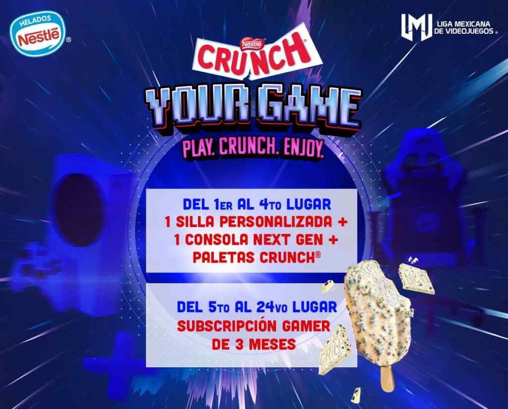 Concurso Crunch Mes del Gamer: Gana consolas Xbox, sillas gamer y más ...