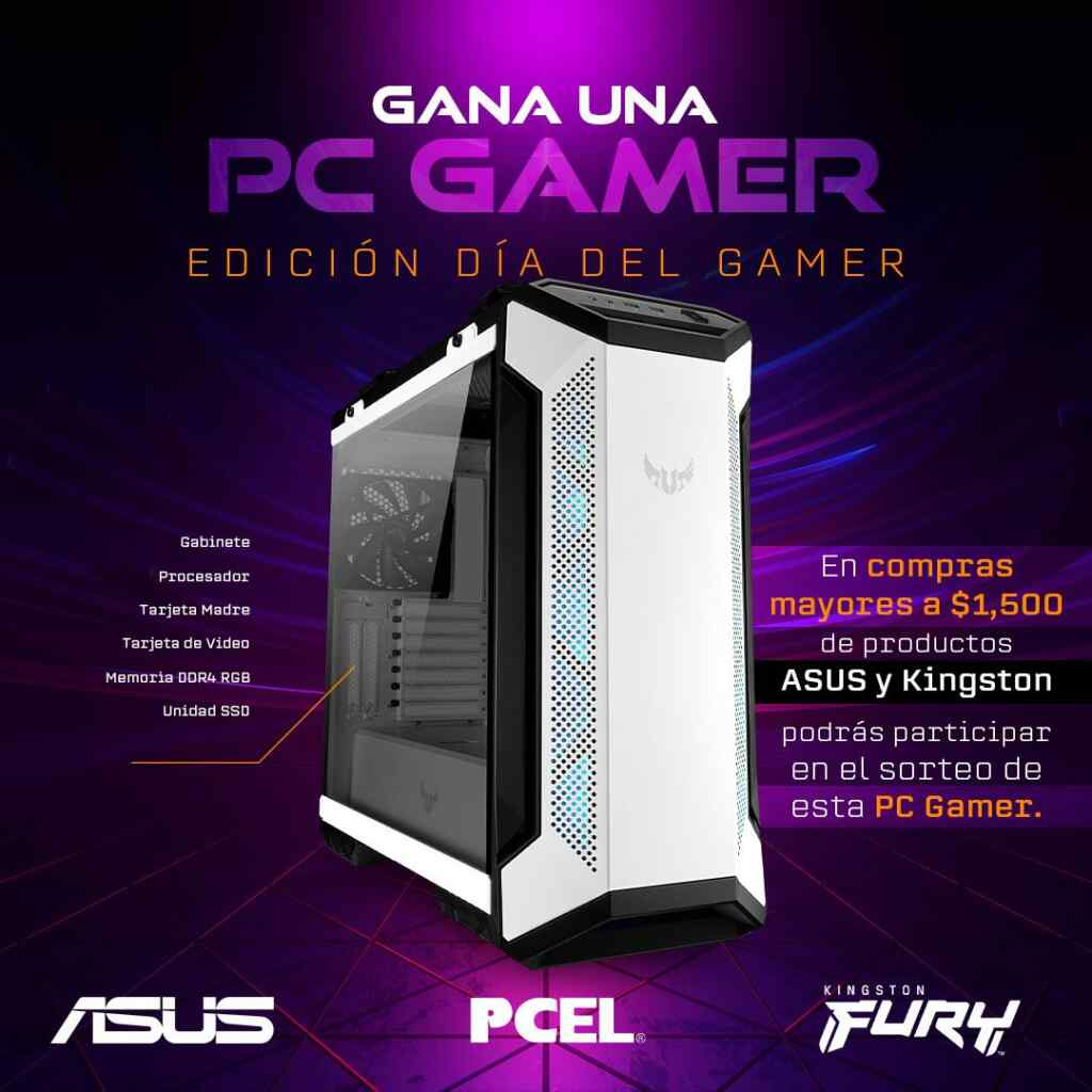 Gana una PC Gamer edición Día del Gamer en el concurso de PCEL - Ganapromo