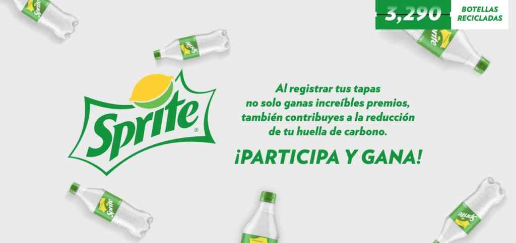 Promoción Sprite Recicla 2021: registra el código de las tapas, acumula ...