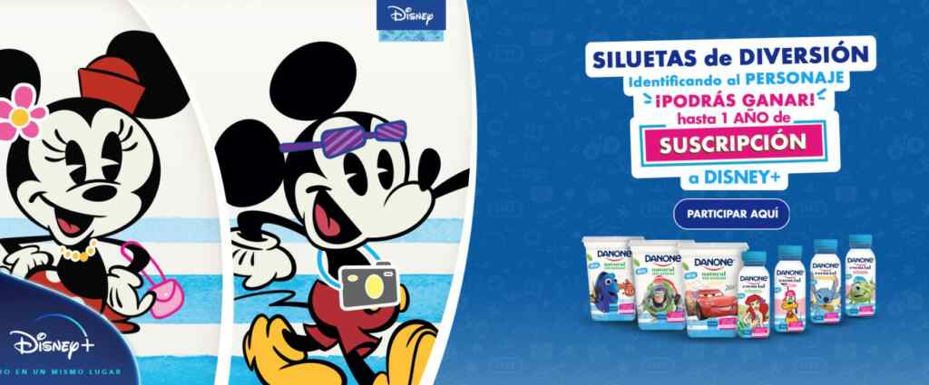 Promoción Danone Disney Plus: Gana 1 de 300 suscripciones a Disney+ de ...