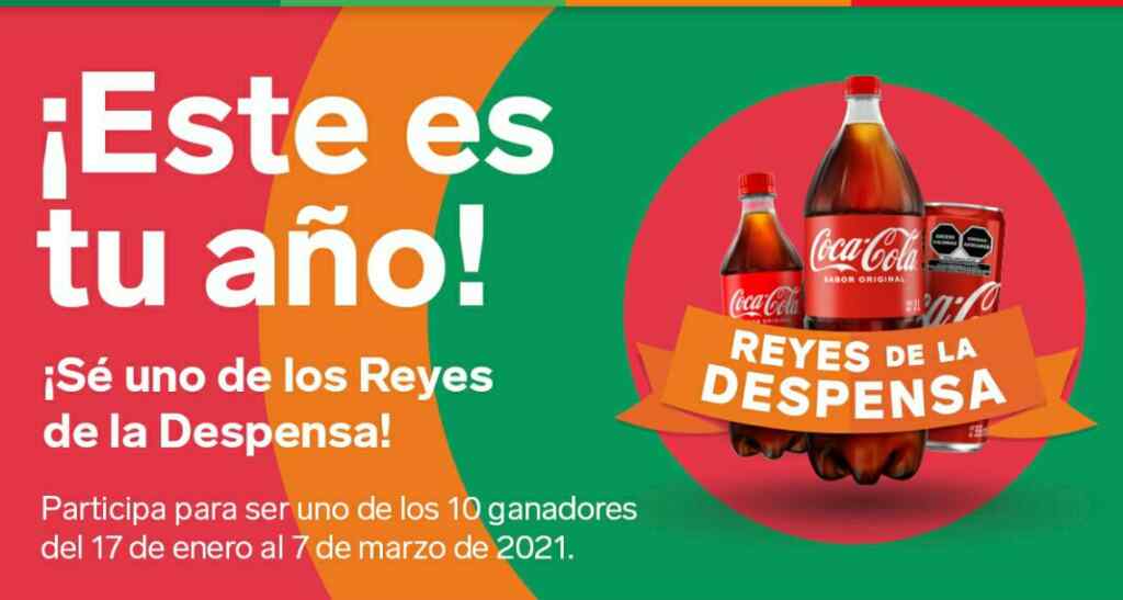 Promoción Coca-Cola Reyes de la Despensa 2022: Gana $5,000 al mes por 1 ...