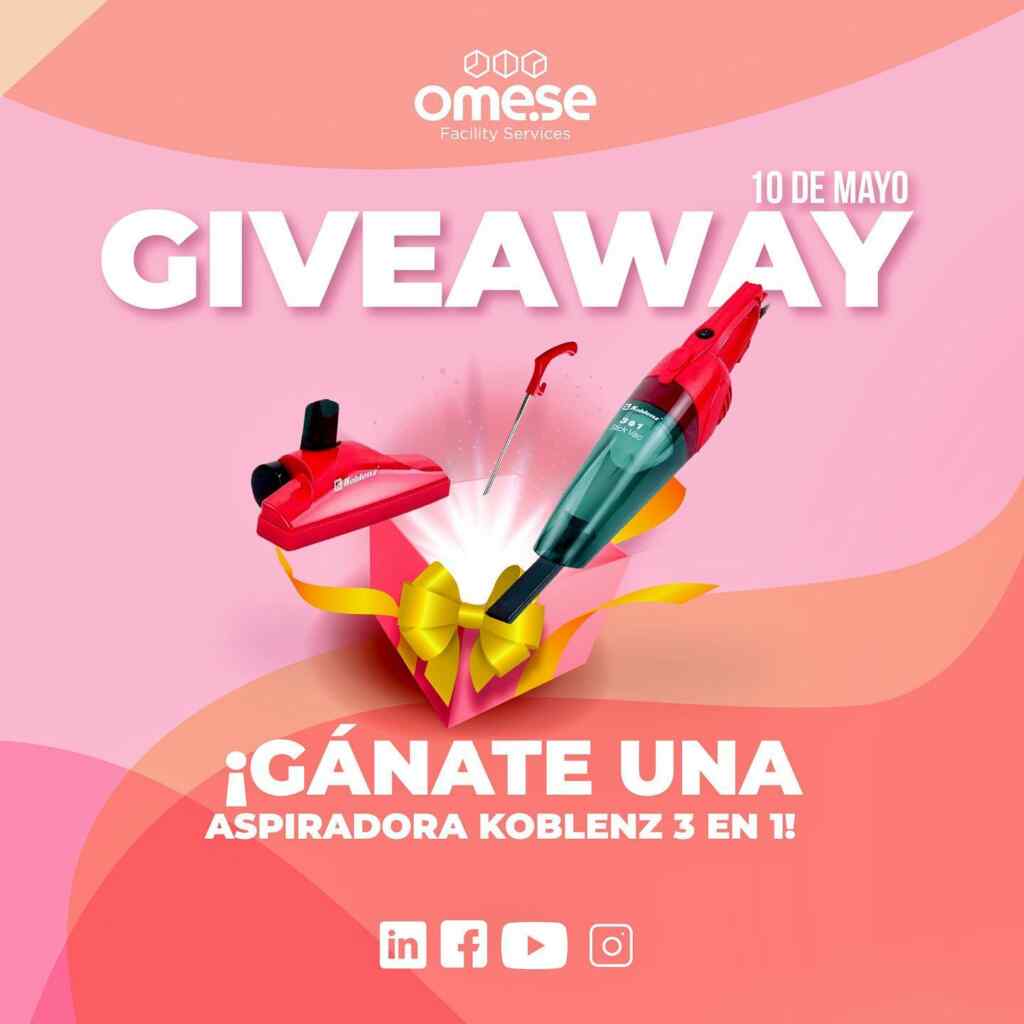 Giveaway Día de las Madres Omese: Gana una aspiradora Koblenz - Ganapromo