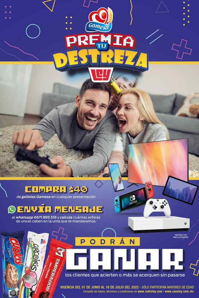 Promoción Gamesa y Ley Premian tu Destreza: Gana consolas PlayStation 5 ...