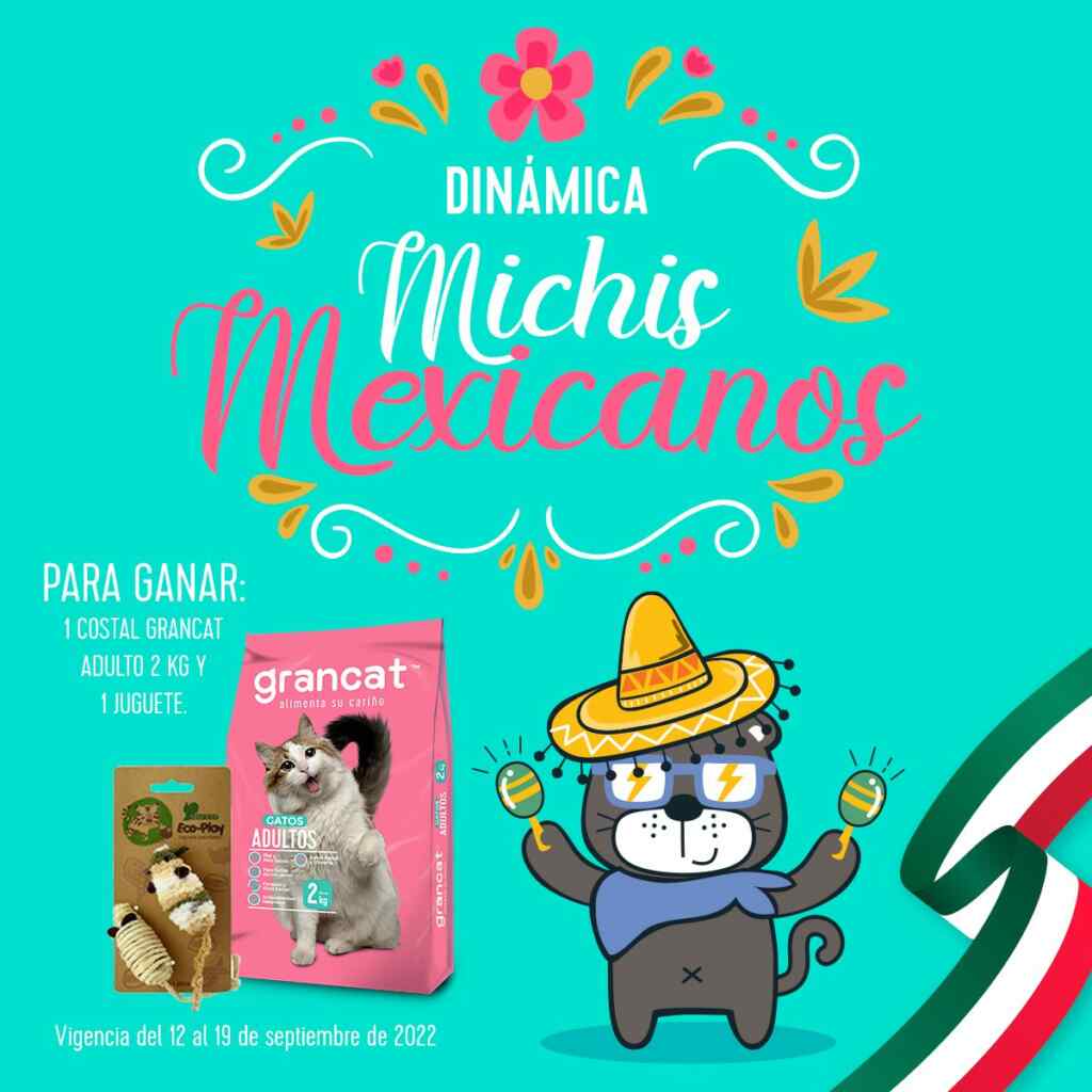 Gana alimento para gato GranCat en su concurso Michis Mexicanos - Ganapromo