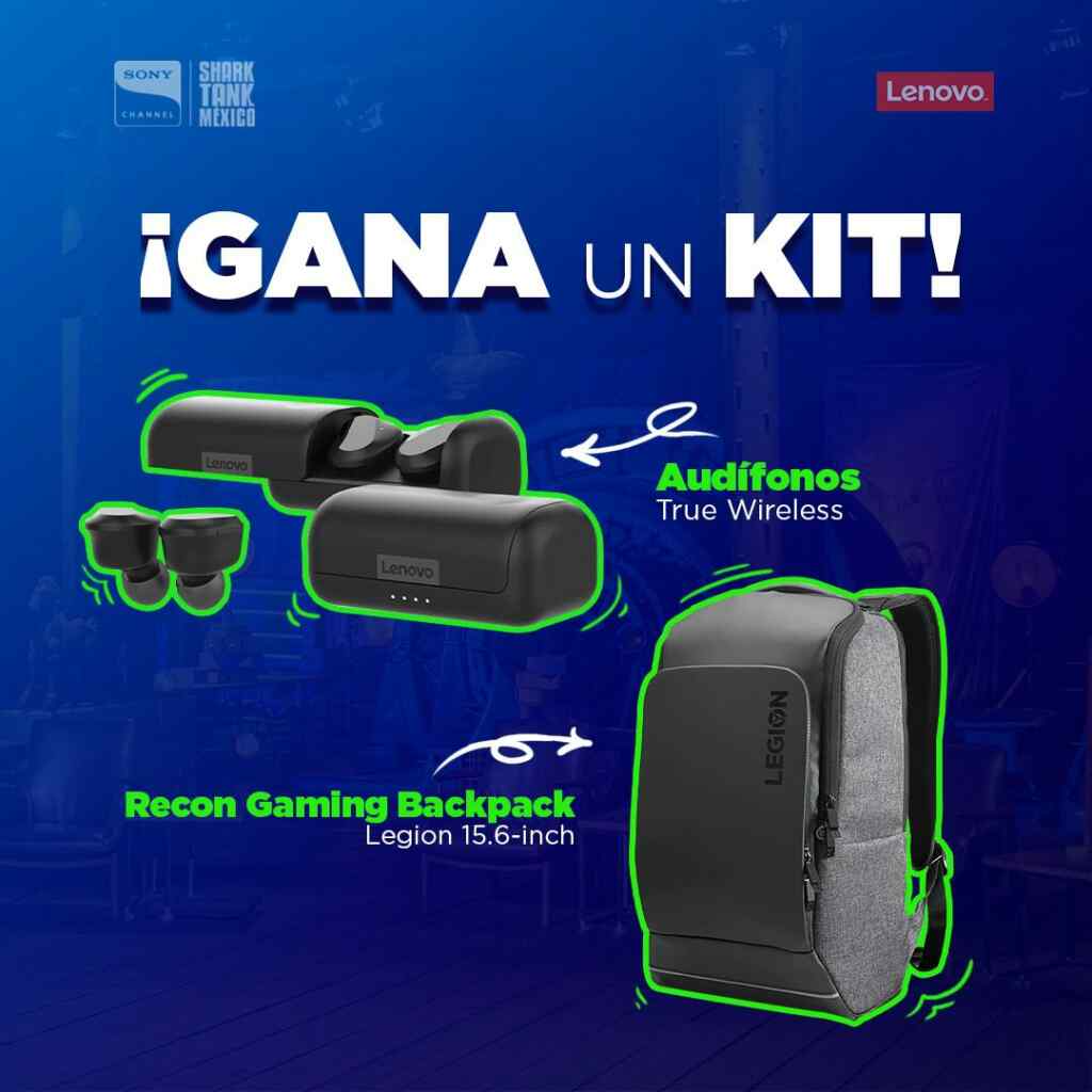 Concurso Shark Tank: Gana 1 de 10 kits de accesorios Lenovo - Ganapromo