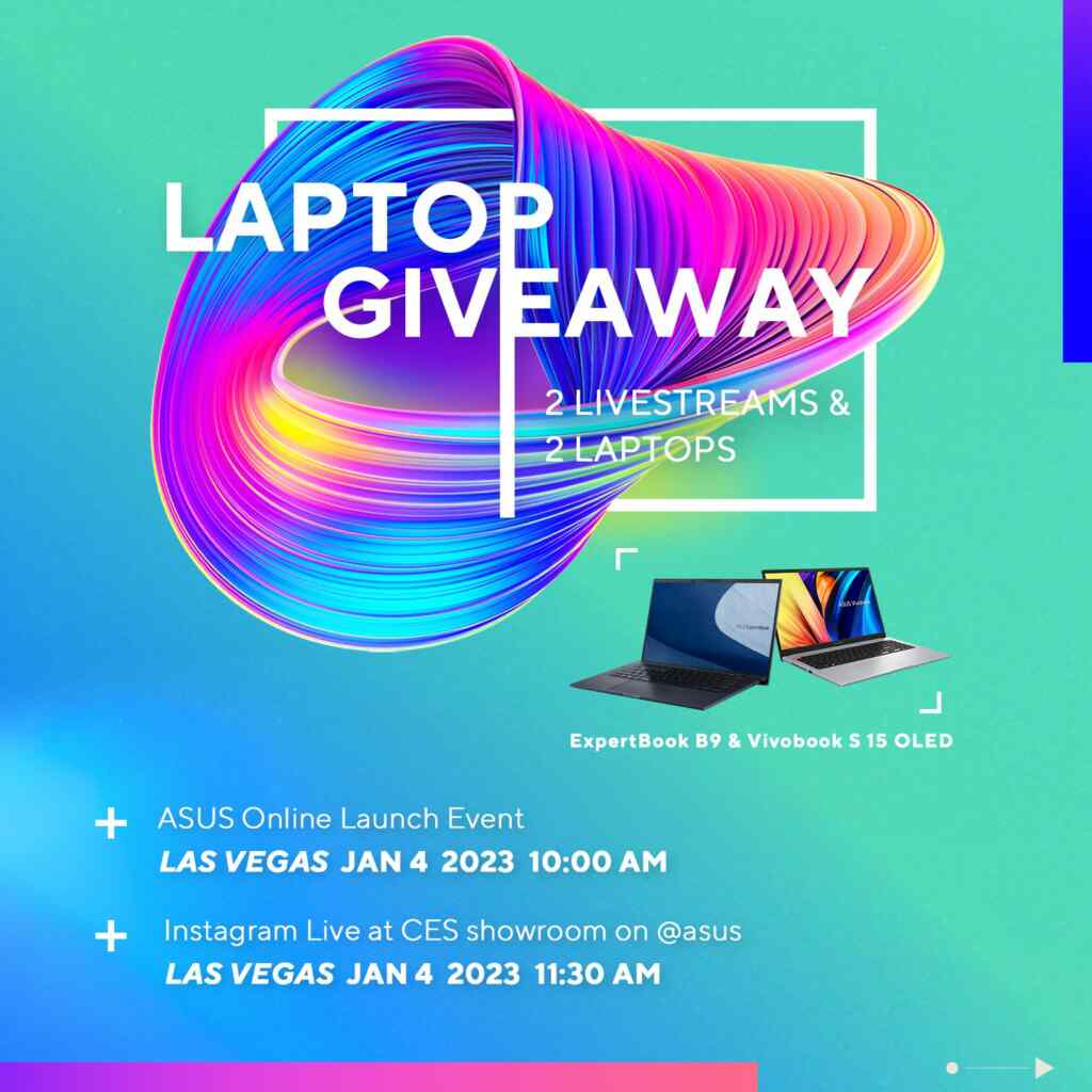 Giveaway ASUS: Gana una laptop ExpertBook o una Vivobook - Ganapromo