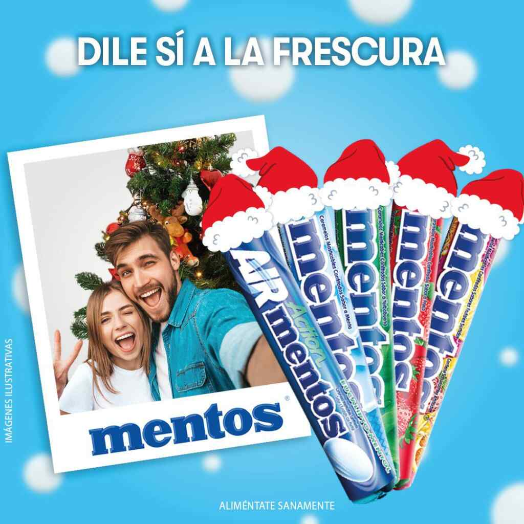 Concurso de Navidad Mentos: Gana tarjeta de regalo de $1,000 - Ganapromo