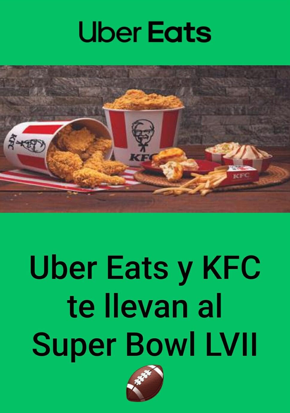 Gana Viaje Al Super Bowl Lvii En El Concurso De Kfc Y Uber Eats Ganapromo