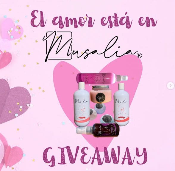 Giveaway De San Valentín Musalia Gana Un Kit De Productos Ganapromo
