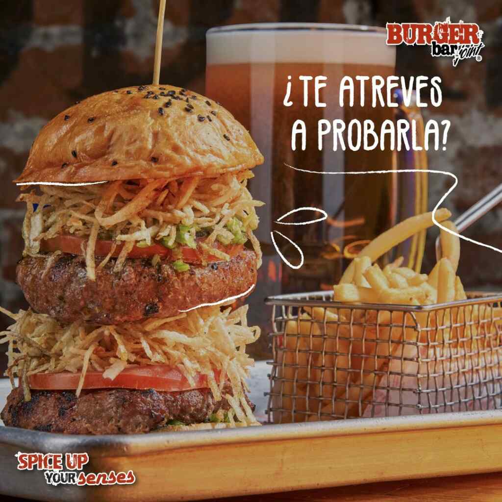 Reto Burger Bar Joint Spice Up Your Senses: Gana 50% de descuento en tu ...
