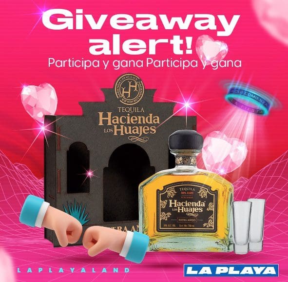 Giveaway La Playa Gana Un Tequila Con Set De Vasos Ganapromo