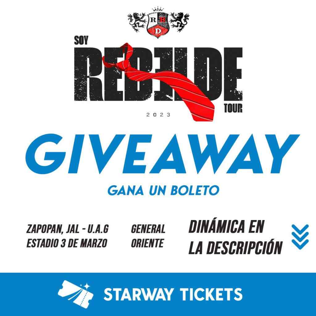 Boletos gratis para el concierto de RBD en Guadalajara cortesía de ...