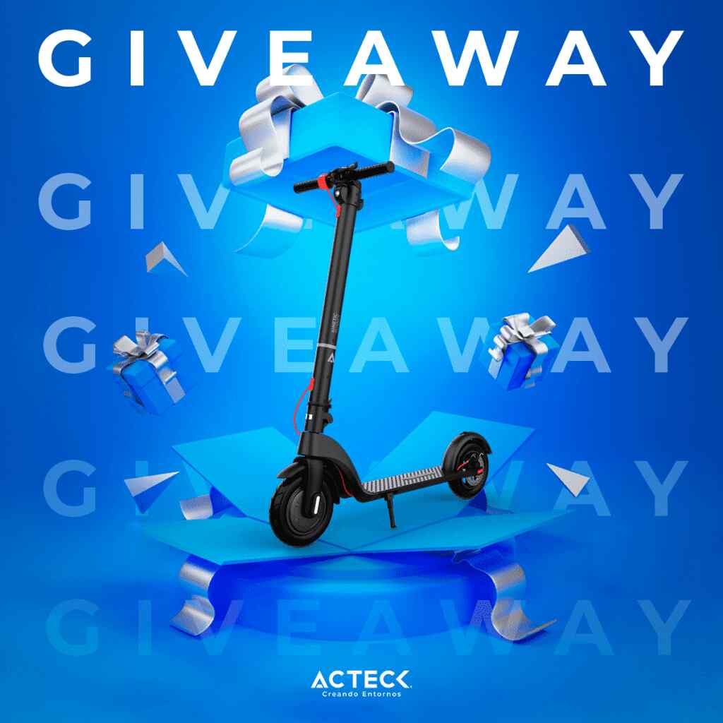 Concurso Acteck: Gana un scooter eléctrico Kinetic Runner ES680 - Ganapromo
