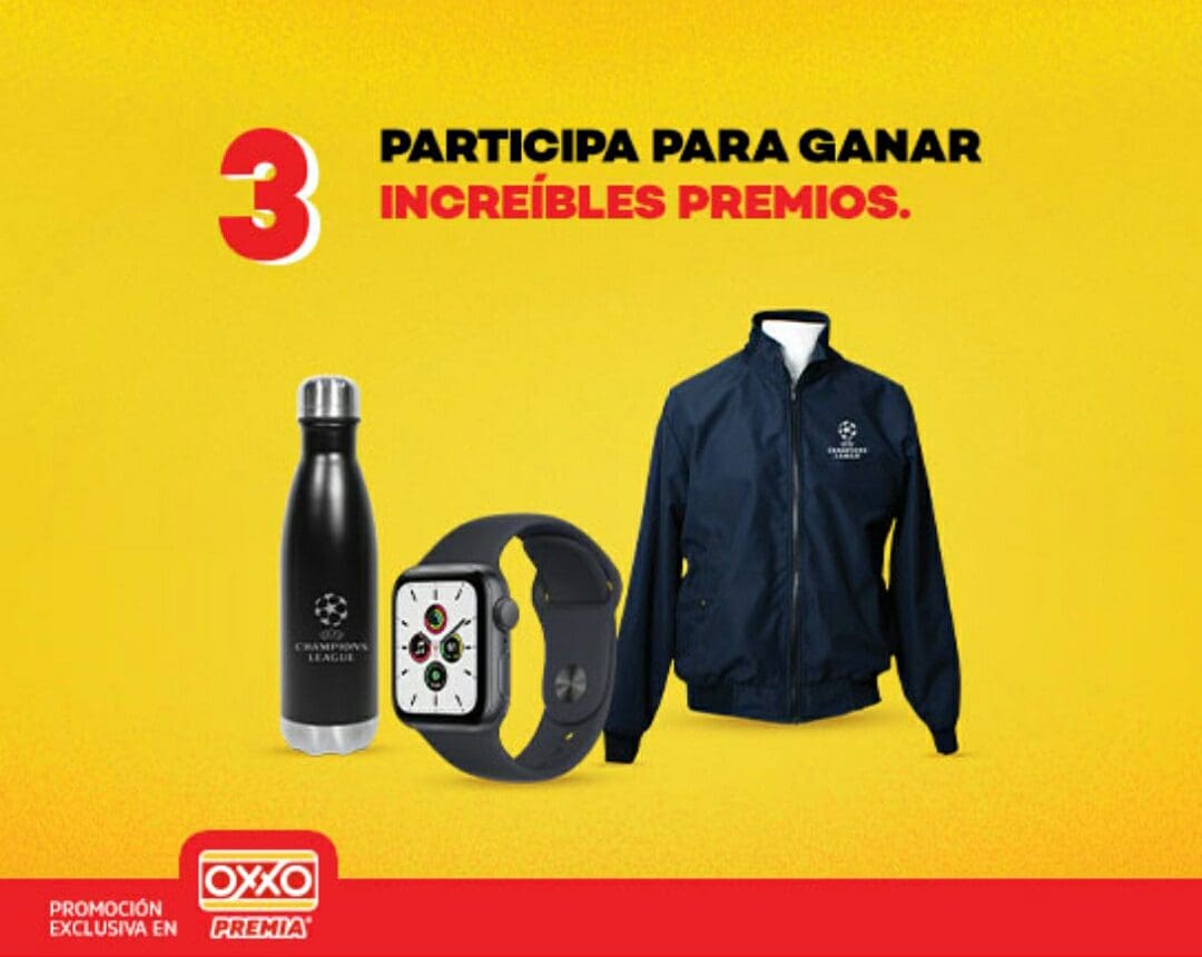 Promo Oxxo Premia Sabritas Y Champions League 2023 Gana Apple Watch Chamarras De La Champions