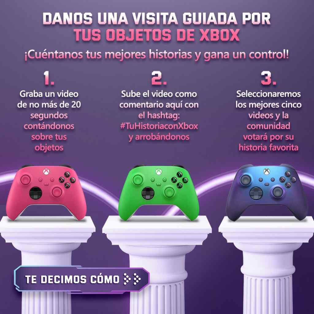 Xbox México regala 9 controles para Xbox - Ganapromo
