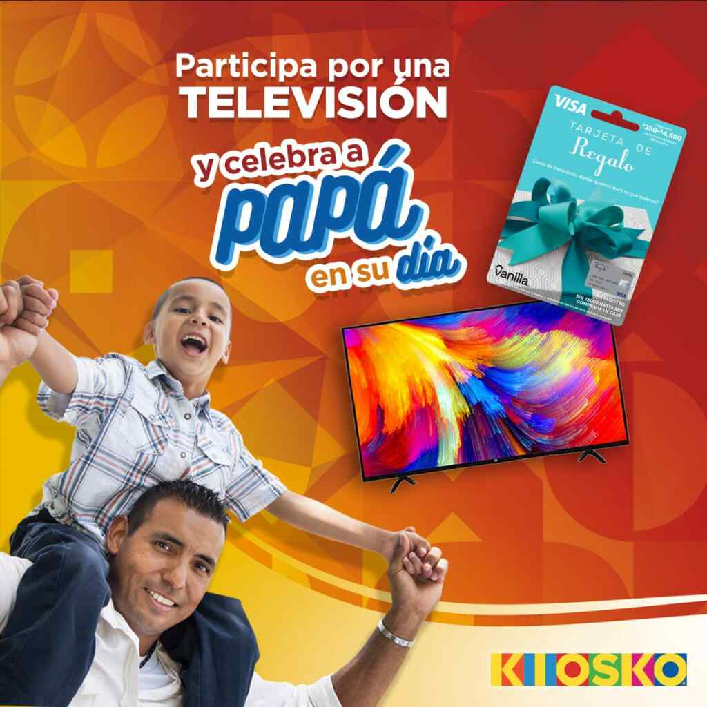 Concurso Kiosko Día del Padre: Gana una pantalla de 40" - Ganapromo