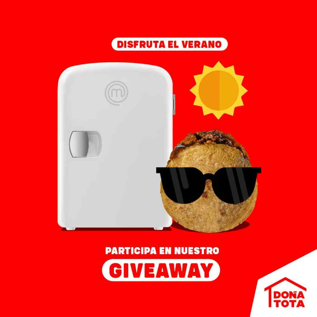 Giveaway de Verano Doña Tota: Gana un mini refrigerador - Ganapromo