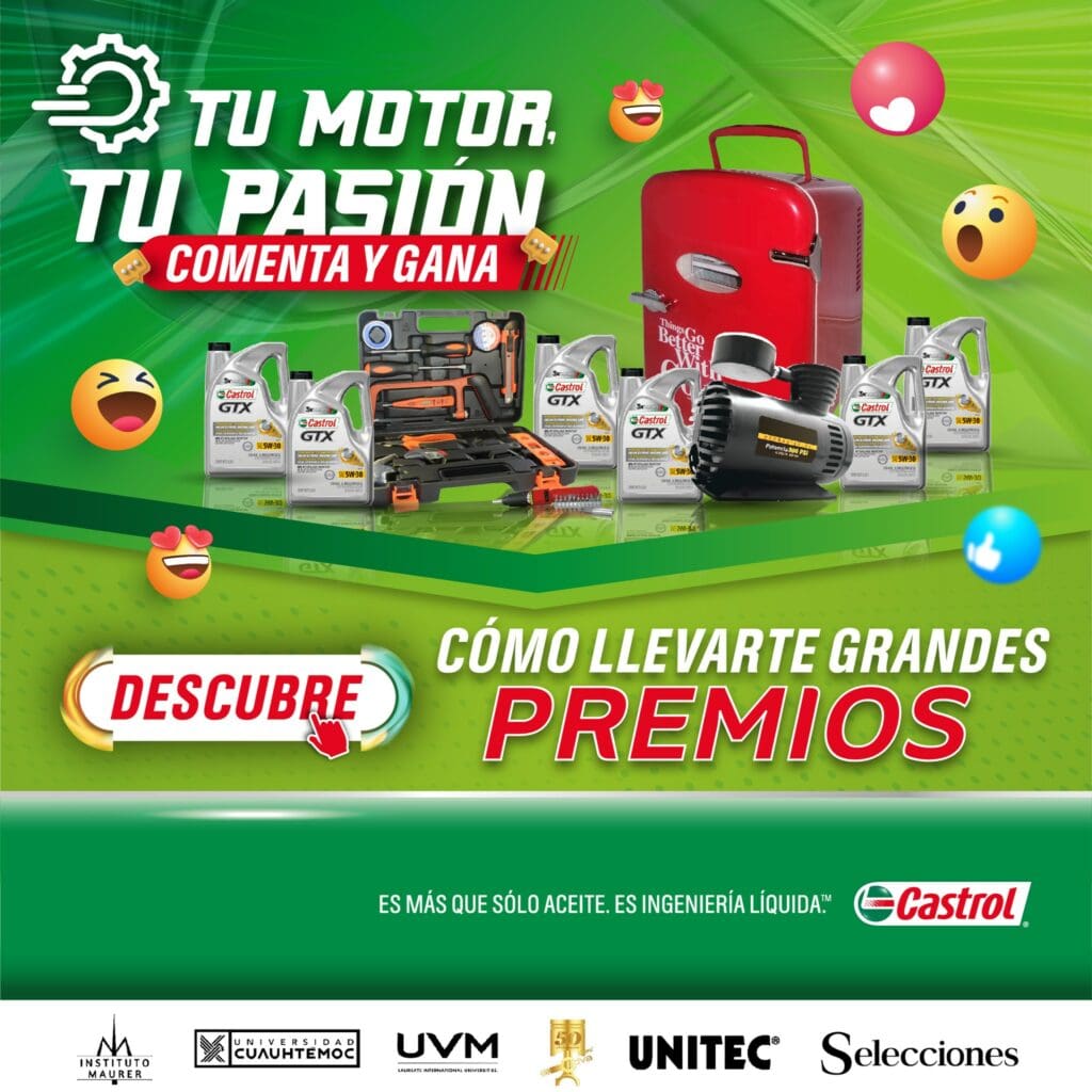 Promo Selecciones Reader's Digest y Castrol Tu Motor Tu Pasión: Gana ...