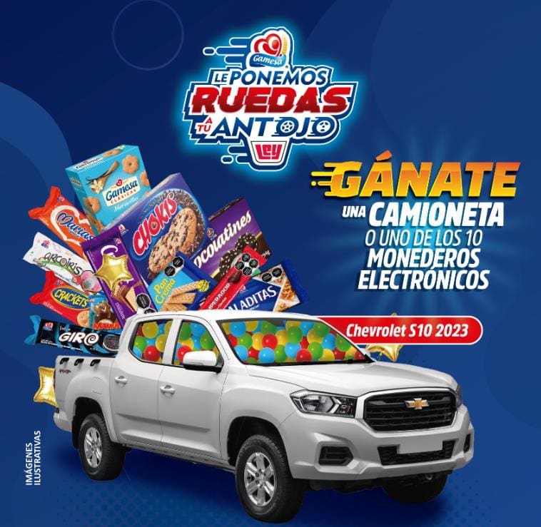 Promoción Gamesa Le Ponemos Ruedas A Tu Antojo Gana Una Camioneta O 1 De 10 Monederos