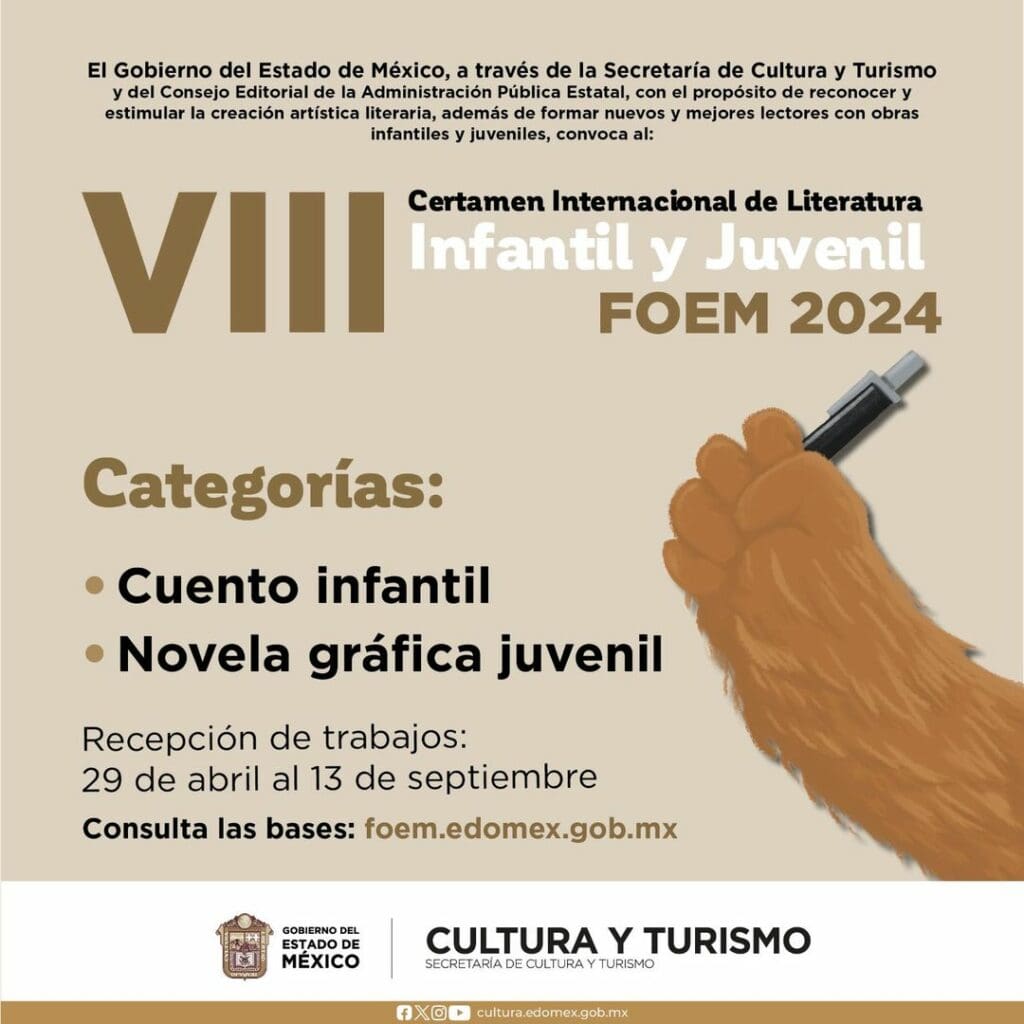 Certamen Internacional de Literatura Infantil y Juvenil FOEM 2024: Gana ...