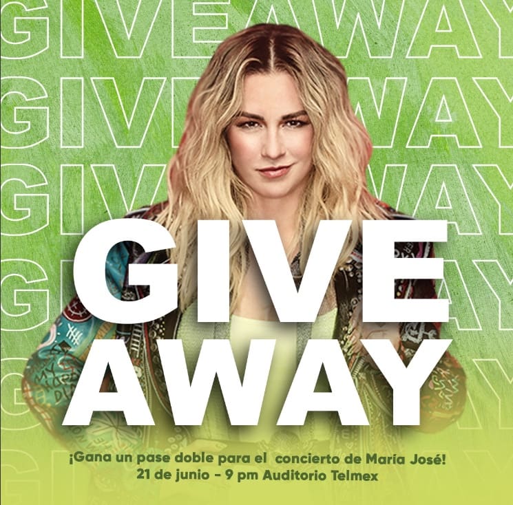 Gana Un Pase Doble Al Concierto De María José En Auditorio Telmex Ganapromo