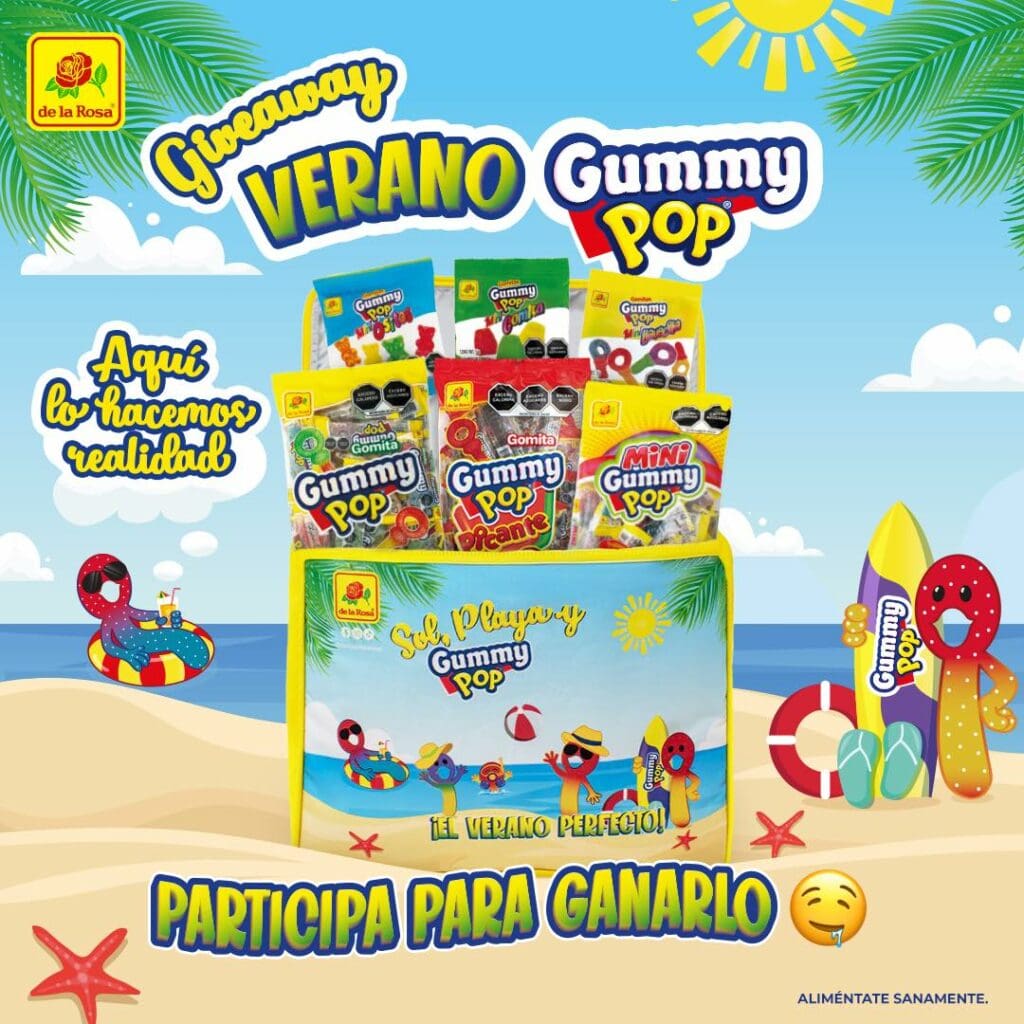 Giveaway Verano Gummy Pop: Gana un kit de productos - Ganapromo