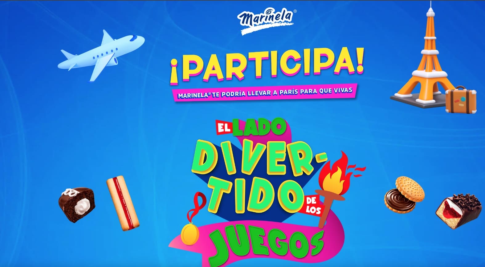 Concurso Marinela El Lado Divertido De Los Juegos Gana Viaje A Los Juegos Olímpicos En París