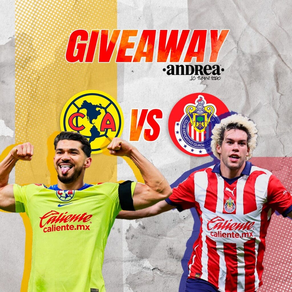 Andrea regala boletos al Clásico América vs Chivas - Ganapromo