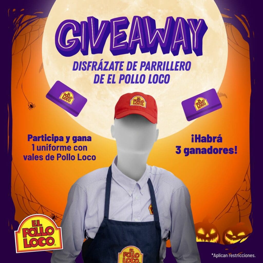 Concurso de Halloween El Pollo Loco: Gana un uniforme + vales de Pollo ...