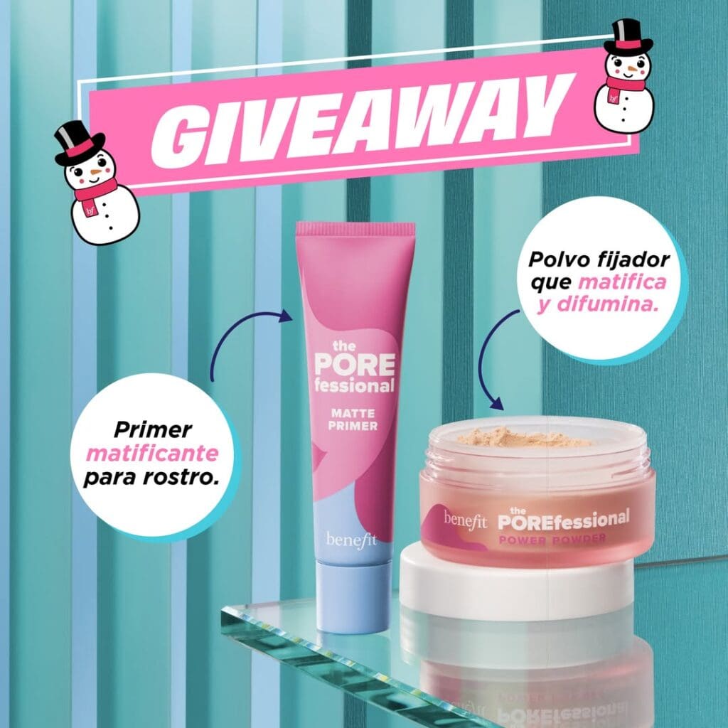 Concurso Benefit Cosmetics: Gana un kit The Pore Fessional - Ganapromo