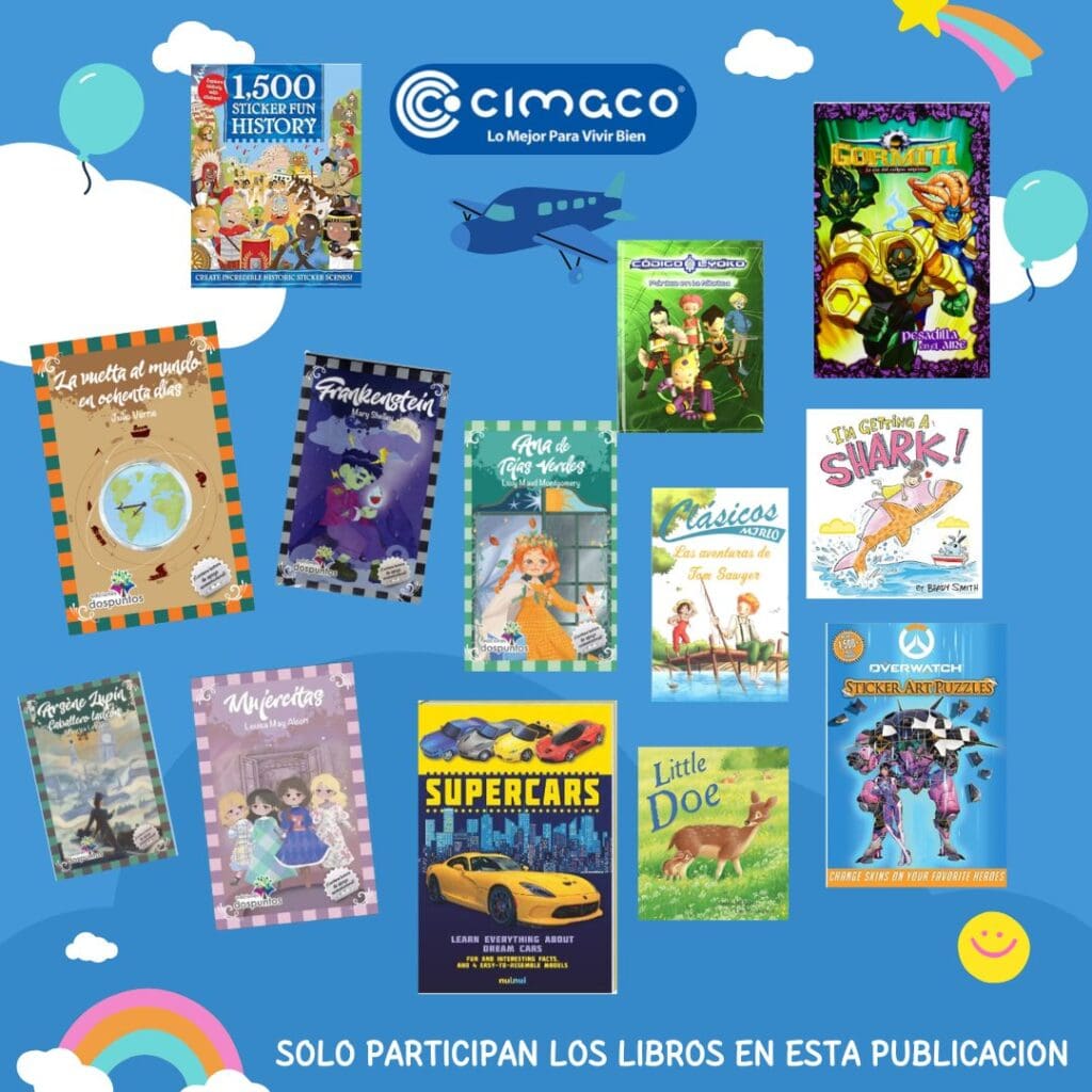 Giveaway del Día del Niño Cimaco: gana 1 de 14 libros - Ganapromo