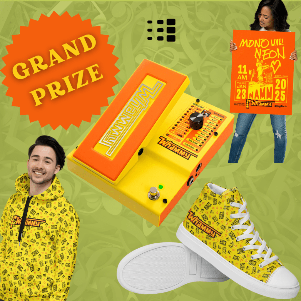 Concurso DigiTech: Gana el nuevo MonoNeon Signature Whammy - Ganapromo