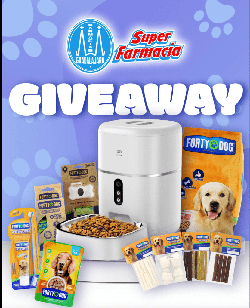 Gana 1 de 5 dispensadores de alimento para mascotas + Kit de productos ...