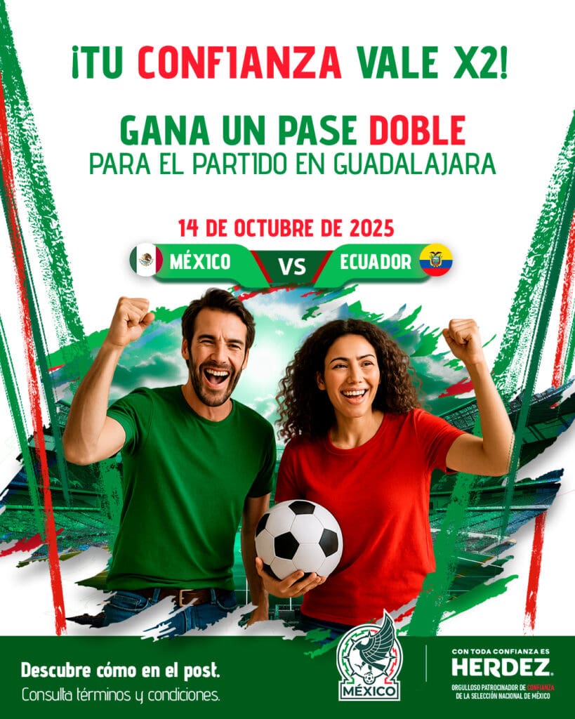 Herdez regala 10 pases dobles al partido de México vs Ecuador - Ganapromo
