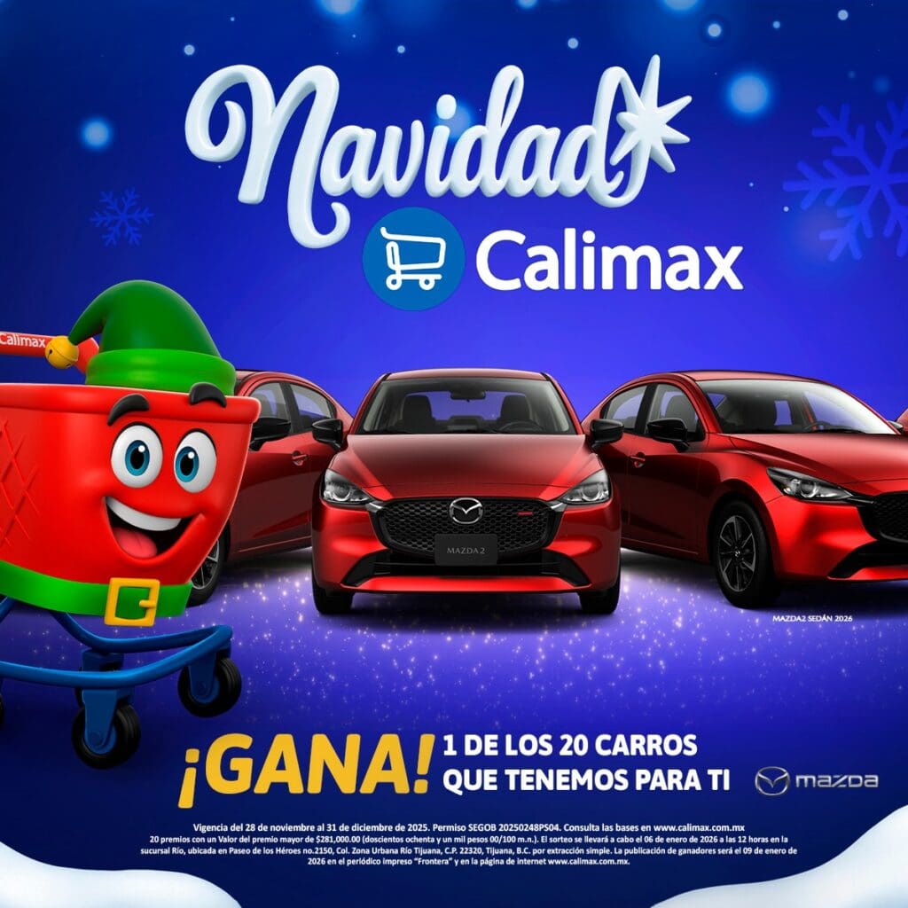 Sorteo de Navidad Calimax: Gana un Mazda 2 i 2026 - Ganapromo