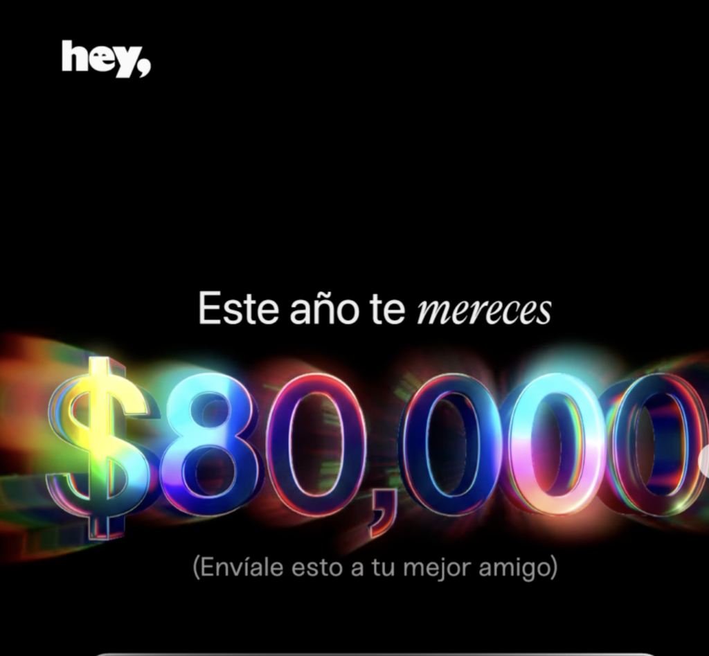 Concurso 8º Aniversario Hey Banco: Gana $80 mil pesos - Ganapromo