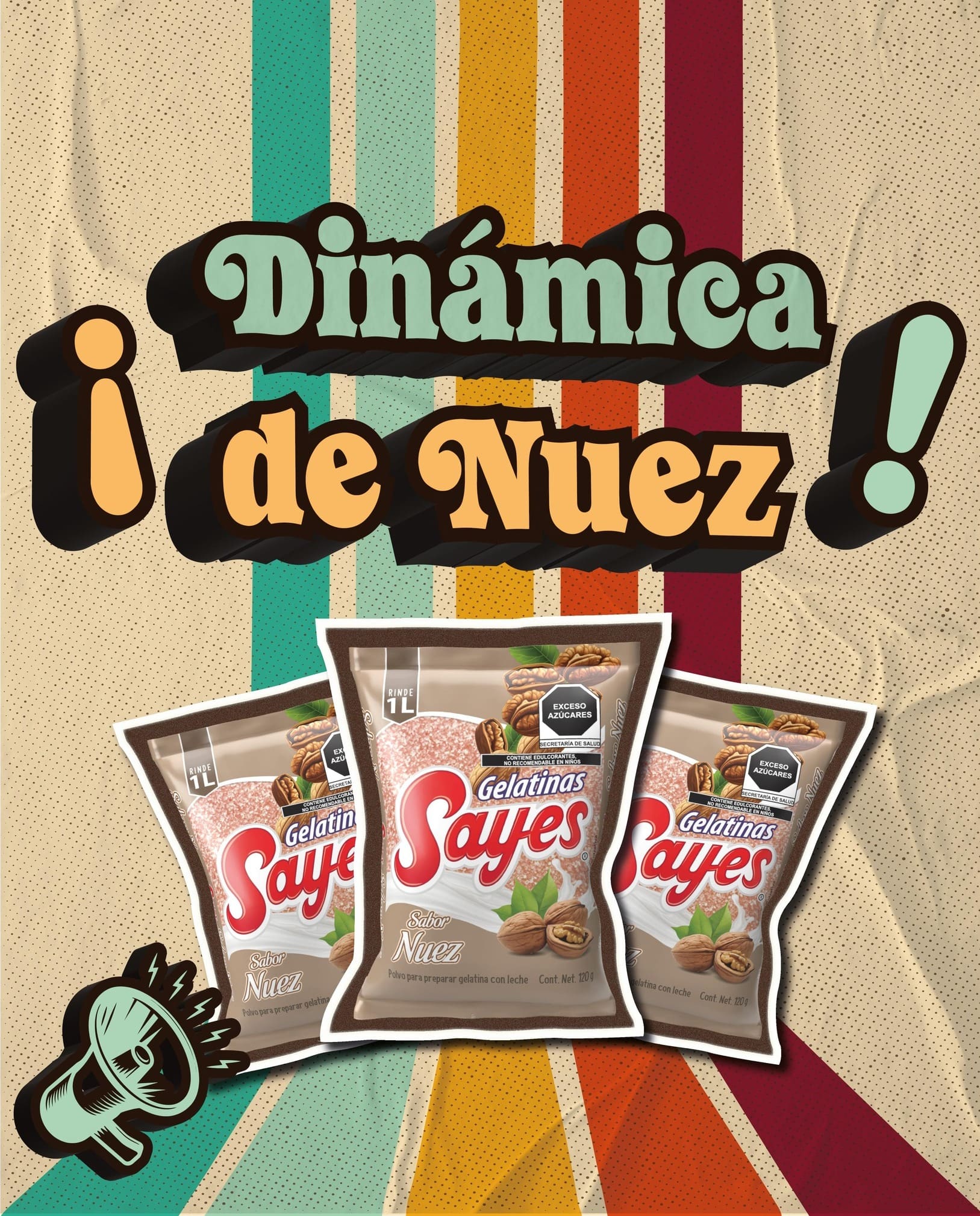 Dinámica de Nuez Gelatinas Sayes: Gana promocionales Sayes y gelatina ...